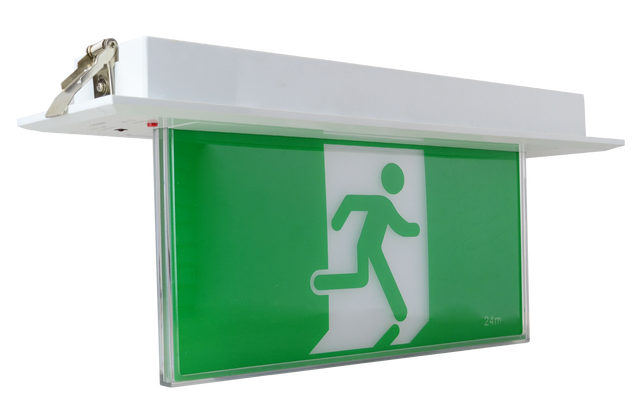 Lawell Lighting JADE Recessed Blade 3W LED Emergency Exit Light E1703B ...