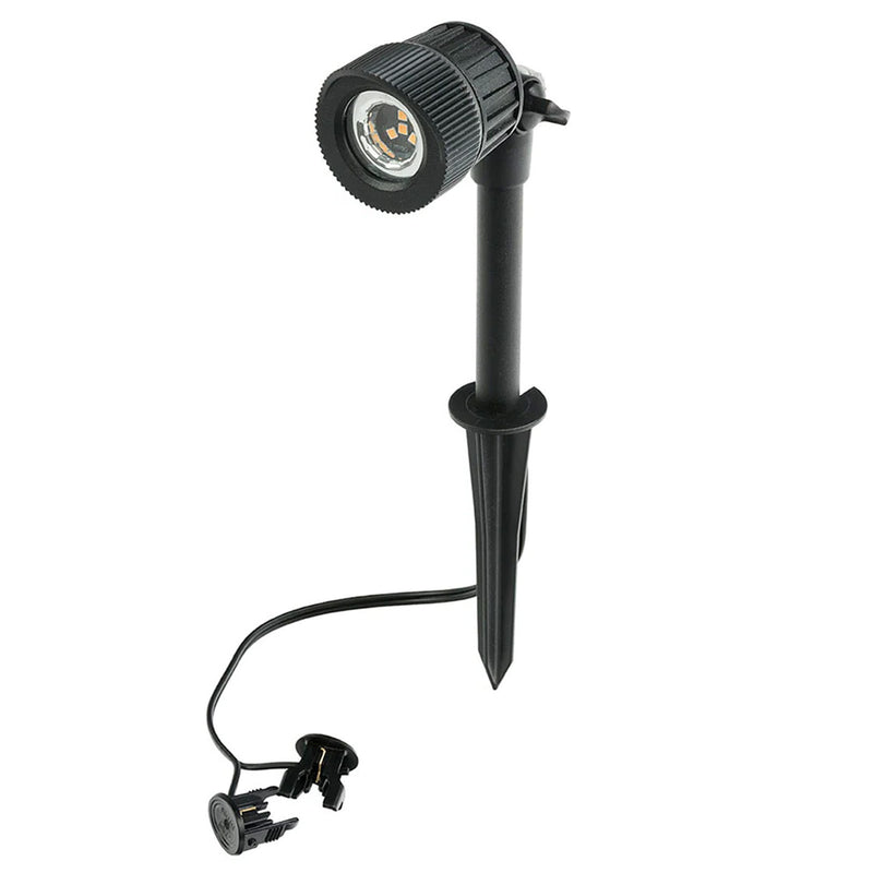 Brilliant Black Pinnacle LED Garden Spotlight – Best Buy Lighting