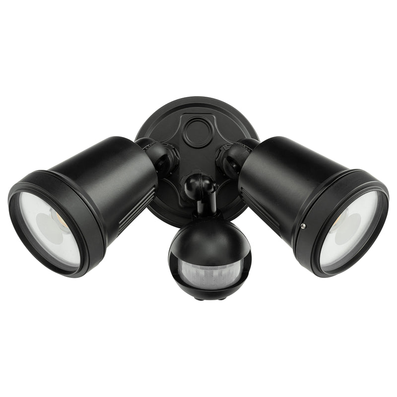 Brilliant Hunter Trio Twin Floodlight with Sensor – Best Buy Lighting