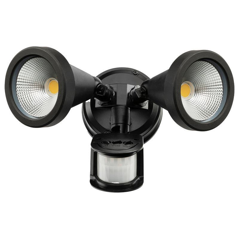 Brilliant Stinger LED Twin Security Light with Sensor – Best Buy Lighting