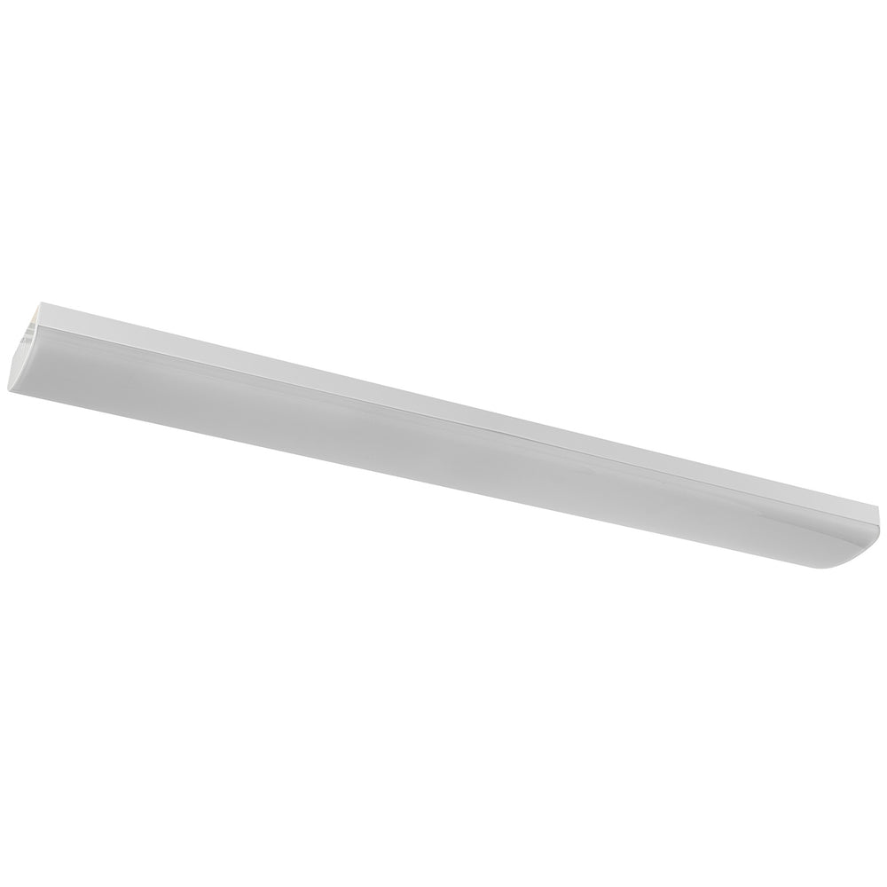 BRILLIANT HALTON WIDE 22W/40W CCT BATTEN WHITE — Best Buy Lighting