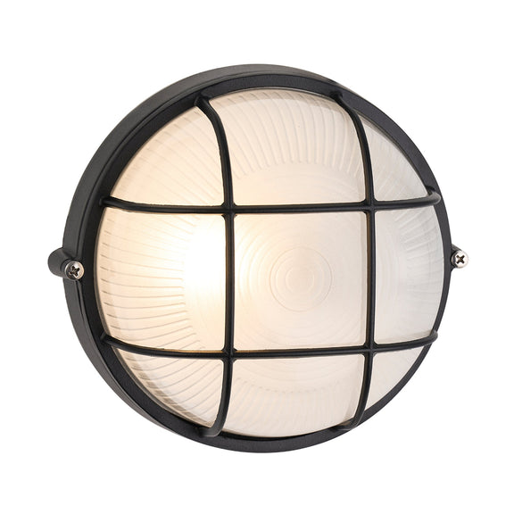 Lexi Duro Round Caged Outdoor Bunker Black – Best Buy Lighting