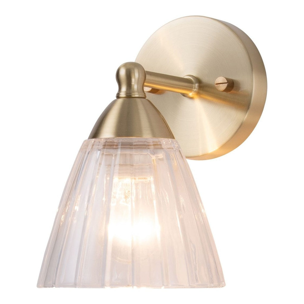 Lighting Insprirations Summit 1 Light Wall Bracket Satin Brass – Best ...