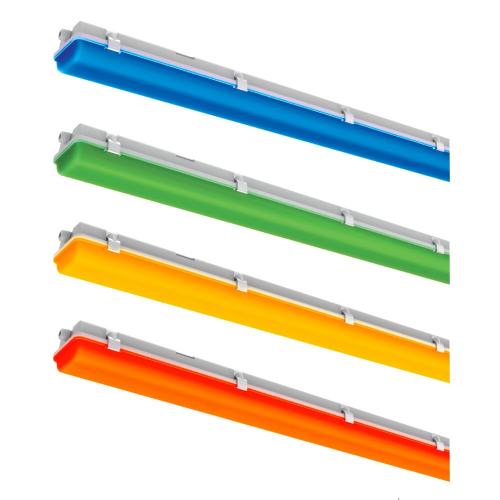 SAL SOL SL9726 10/42W IP65 LED Weatherproof Batten with Dual Colour Se ...