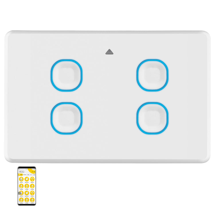 Mercator Smart Zigbee Quad Gang Light Switch with Neutral – Best Buy ...