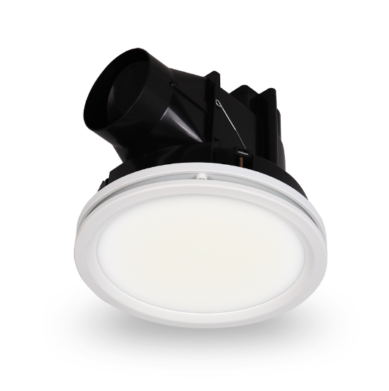 Atom Eclipse 240mm 30W Ducted Round Exhaust Fan with LED Light — Best ...