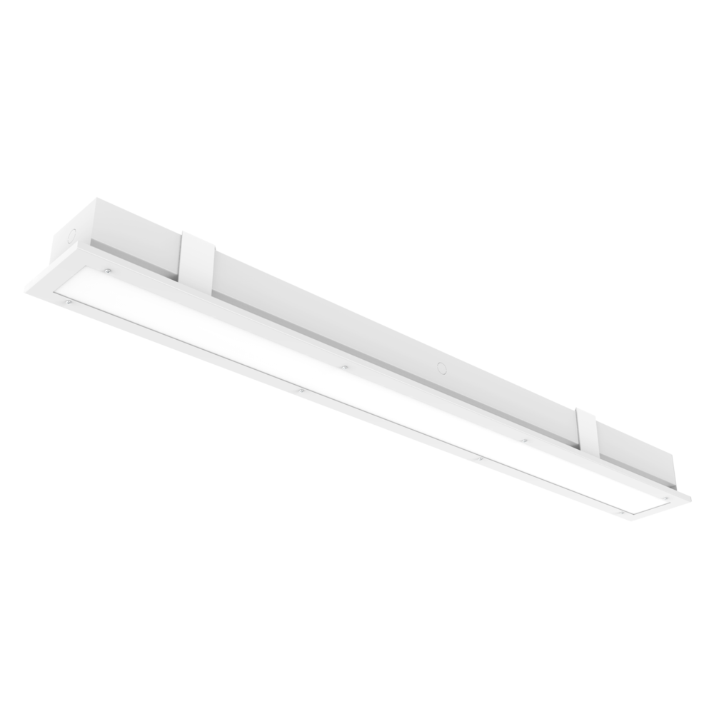 Lithgow Vandalproof IK10 / IP44 Recessed Concrete / Plaster LED Troffe ...