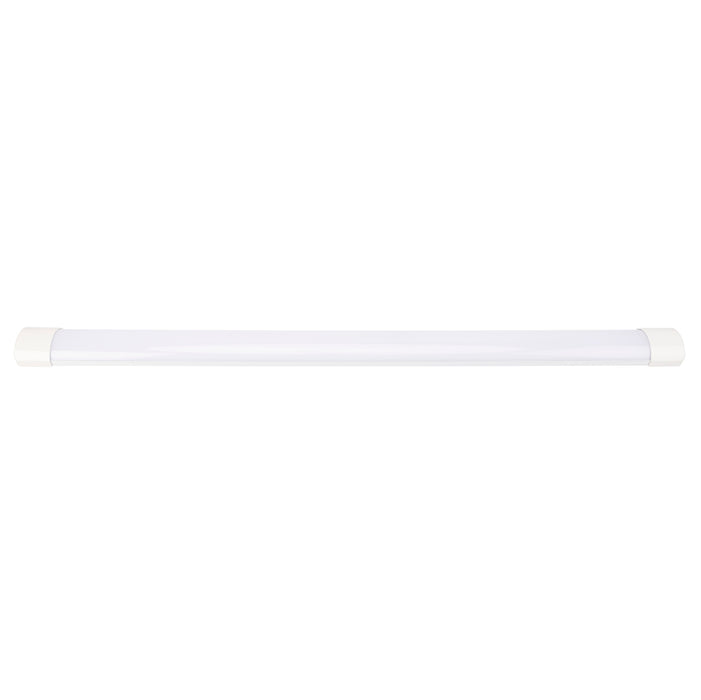 BRILLIANT SLIMLINE 20W/40W CCT DUAL WATT LED BATTEN 1200MM WHITE — Best Buy Lighting