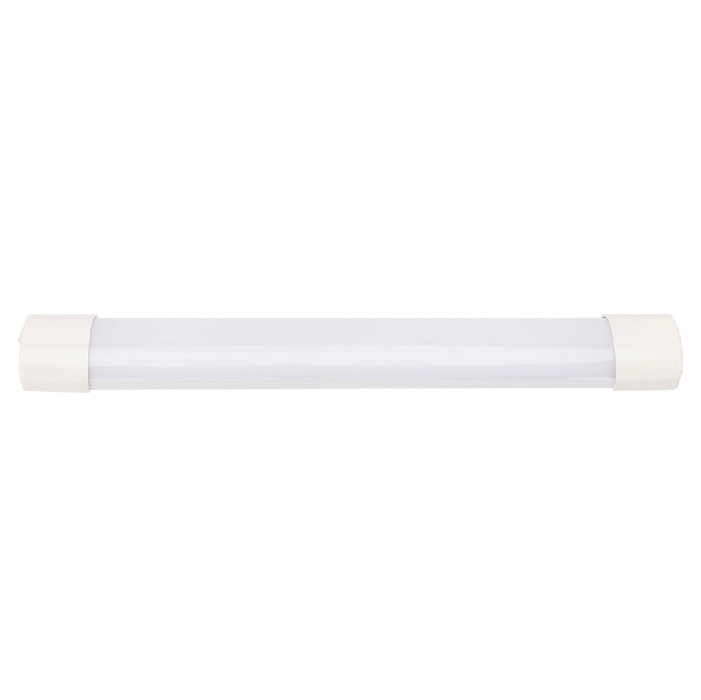 BRILLIANT SLIMLINE 10W/20W CCT DUAL WATT LED BATTEN 600MM WHITE — Best Buy Lighting