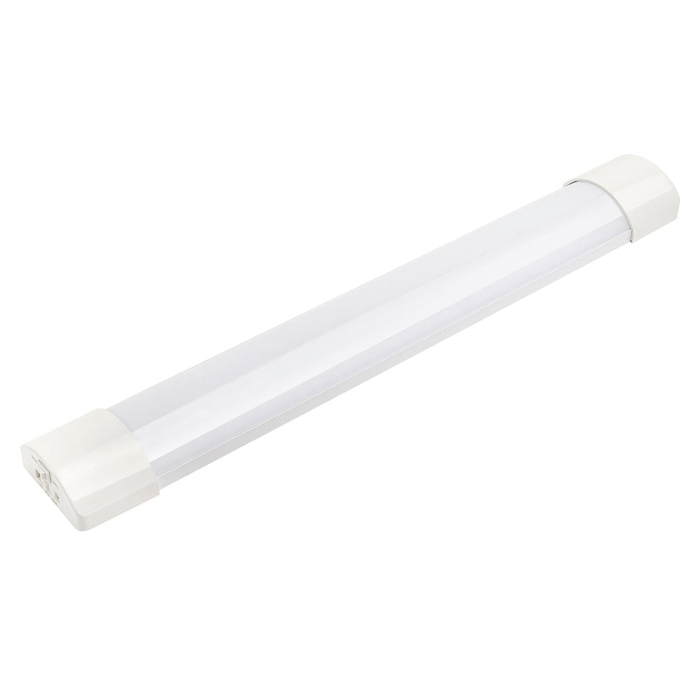 BRILLIANT SLIMLINE 20W/40W CCT DUAL WATT LED BATTEN 1200MM WHITE — Best Buy Lighting