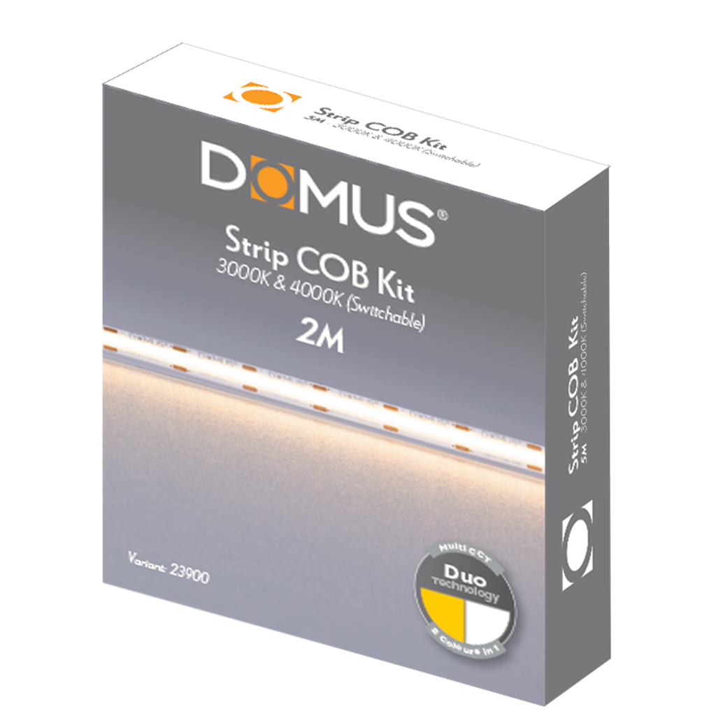 Domus Strip Cob Kit Ip20 6W P/M Dual Colour 3K/4K – Best Buy Lighting