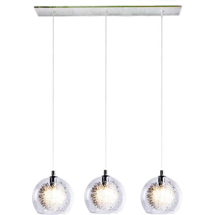 METEOR 3 Light Various Colours Bar Pendant by VM Lighting | Best Buy ...