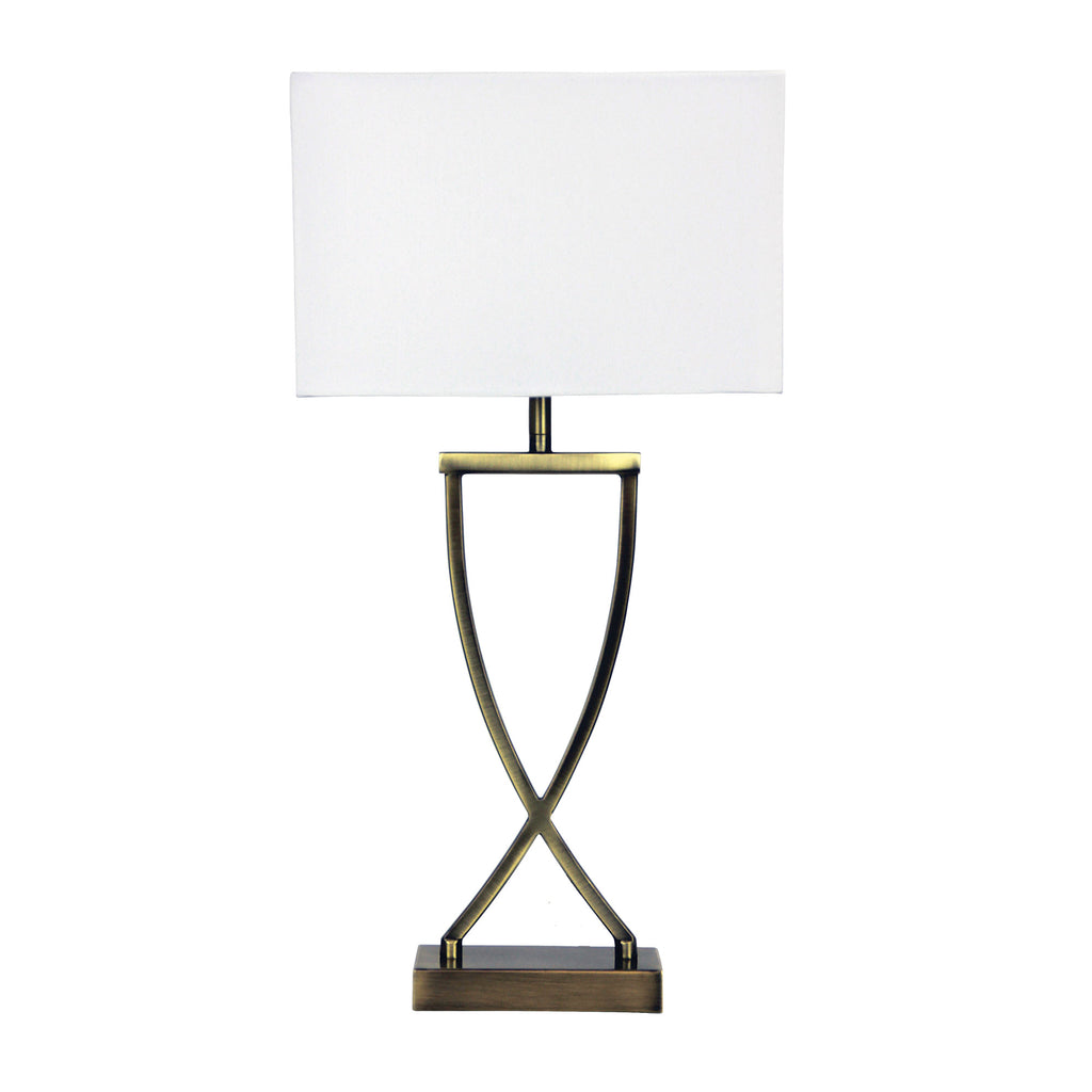 Oriel Lighting CHI Stylish Bedside Lamp with Polyester Shade – Best Buy ...