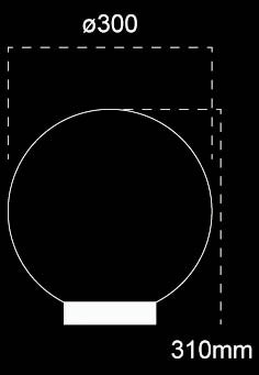 Domus Polysphere Smoke Sphere 240V Polycarbonate Garden Light — Best ...