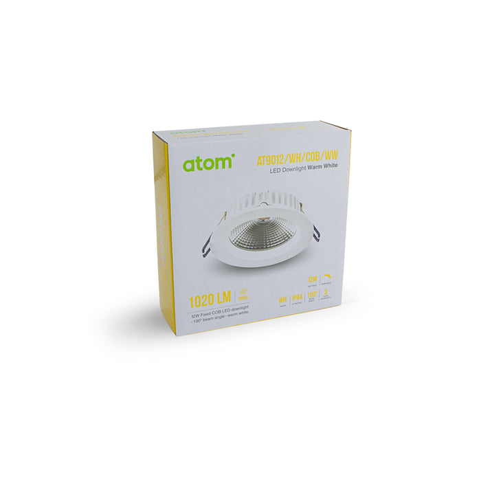 Atom AT9012 12W LED COB Downlight with dimmable driver — Best Buy Lighting