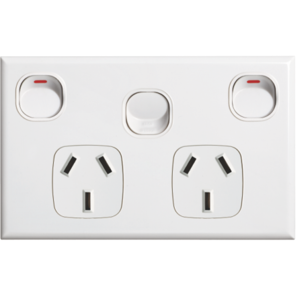 Dexton Standard Double Power Point Extra 16A — Best Buy Lighting