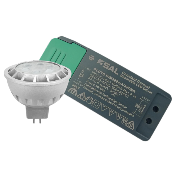 SAL LED MR16CC7KIT/WW 7W Dimmable MR16 with Driver Kit – Best Buy Lighting
