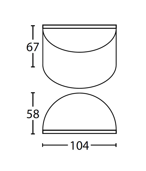 CLA STE Exterior Surface Mounted Curved Step Lights IP65 — Best Buy ...