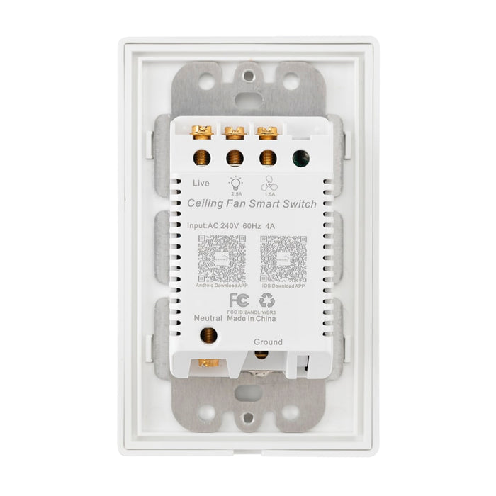 Brillant Smart WiFi AC Fan Wall Controller — Best Buy Lighting