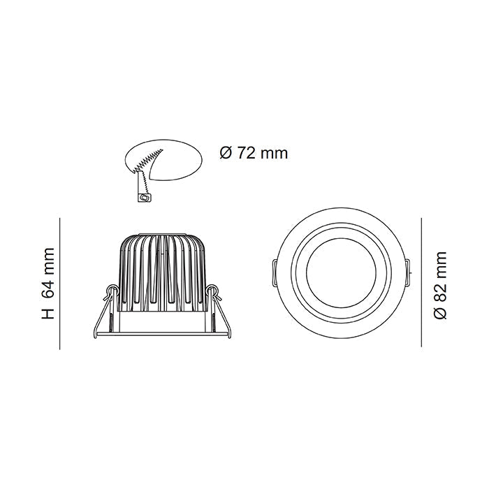 SAL Ecostar S9045TC Dimmable 9W LED downlight — Best Buy Lighting