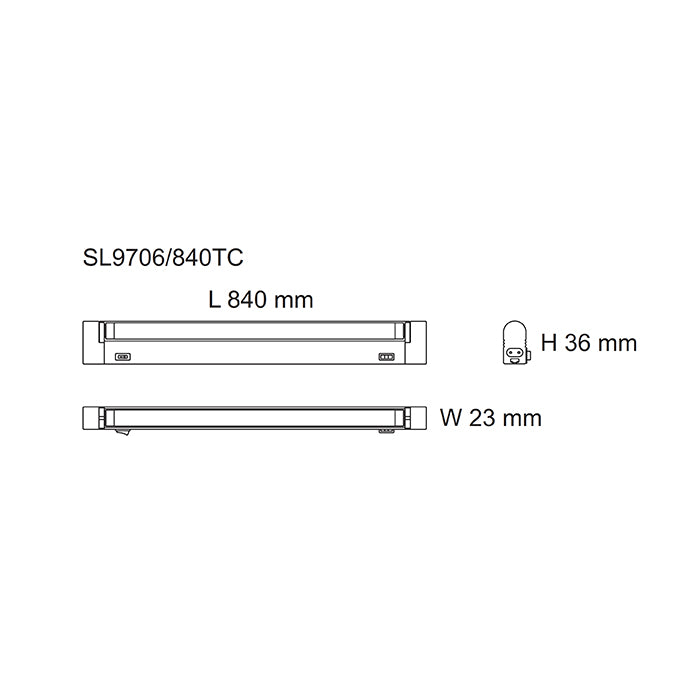 SAL Slimline Seamless TC Linkable LED BATTEN SL9706 — Best Buy Lighting